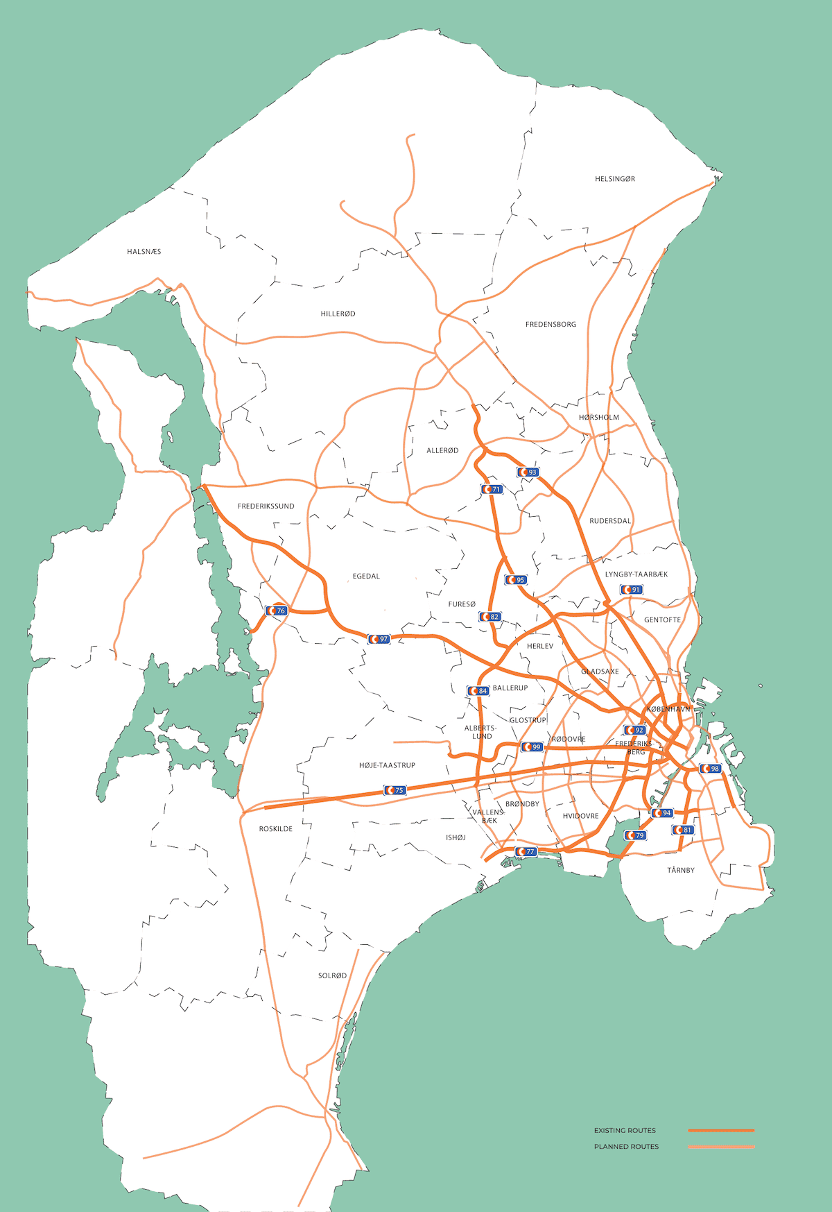 Cycle Superhighways: How we built an inter-municipal network in Denmark